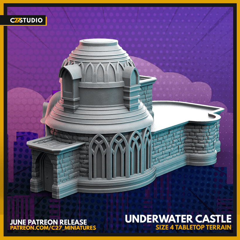 Underwater Castle – The Hobbyist Printer